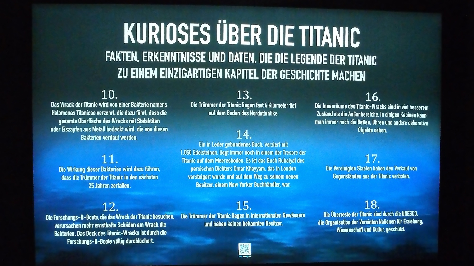 Die Legende der Titanic: Eine Immersive Ausstellung – Mario Lee Blog